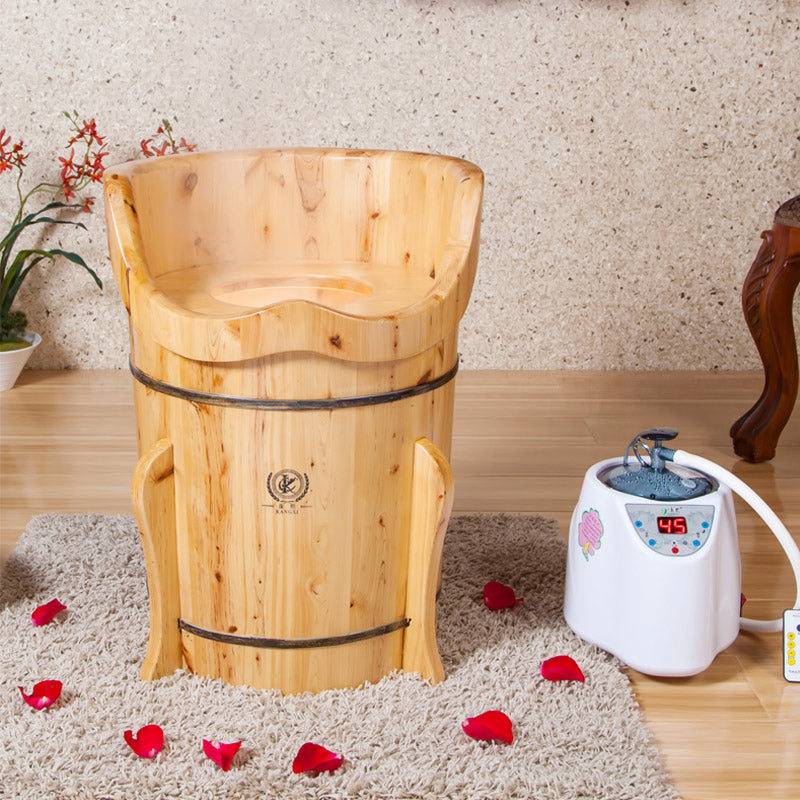 Yoni bath steam chair wood steam bucket for women vagina steaming seat ...